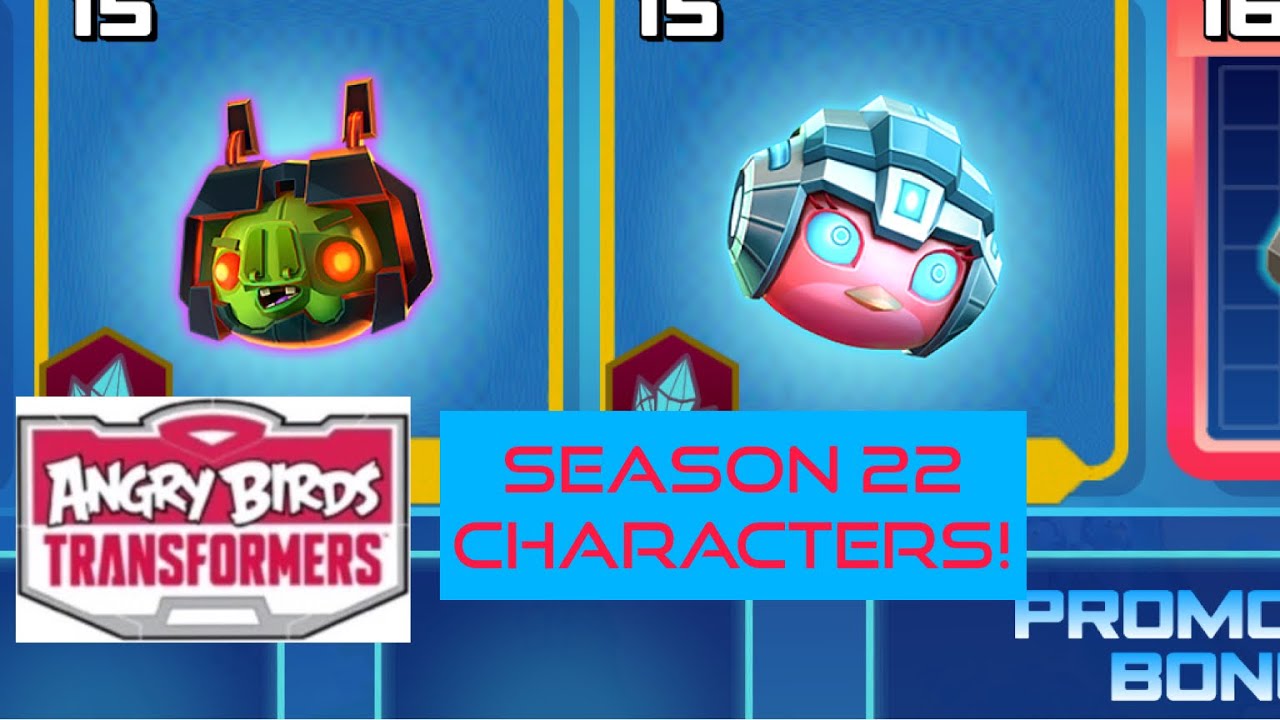 SEASON 22 CHARACTERS LEAKED! Angry Birds Transformers (First Episode of ...