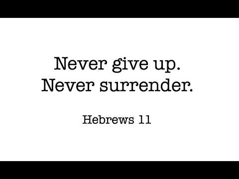 Faith that never quits