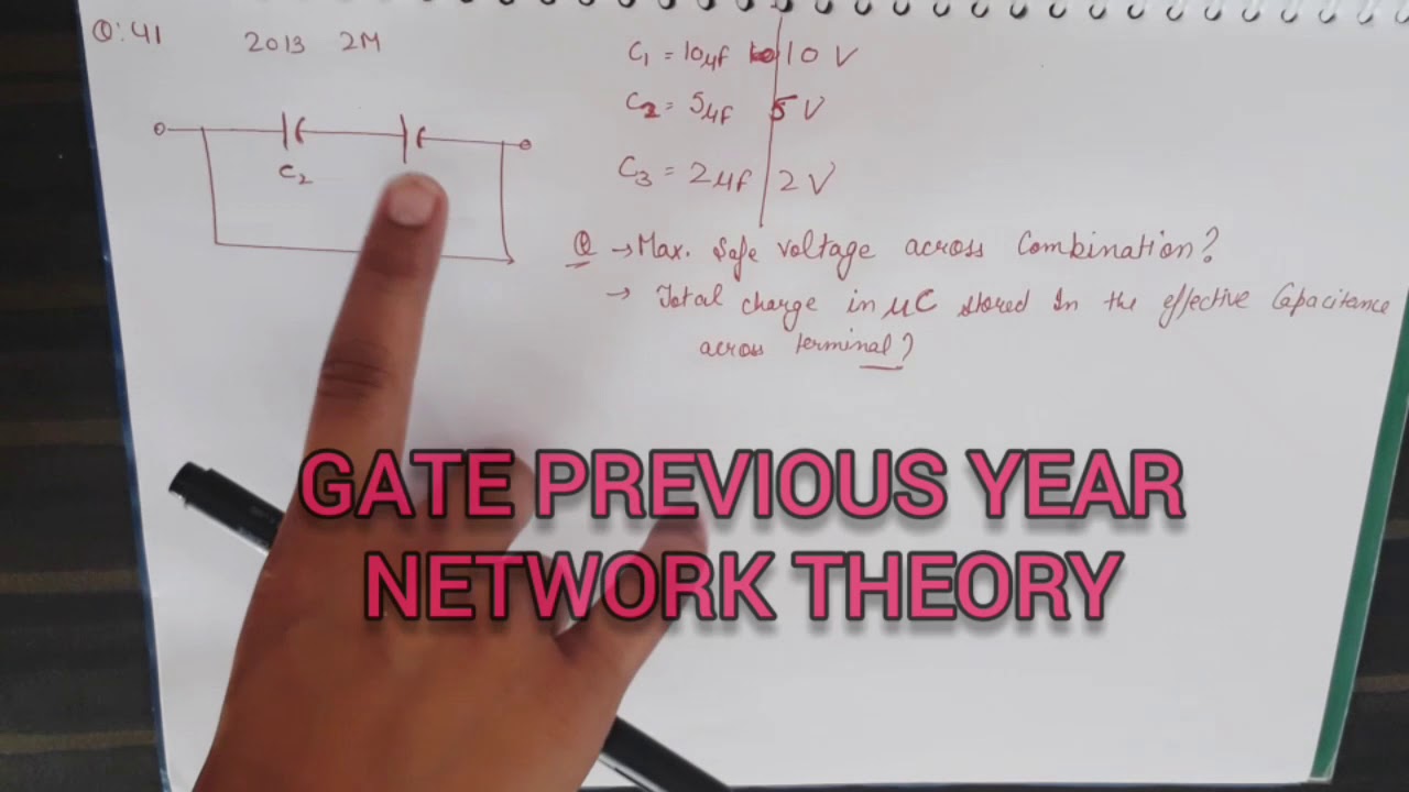 GATE 2013 |NETWORK THEORY|BASICS|CONCEPTS THROUGH QUESTION|PREVIOUS ...