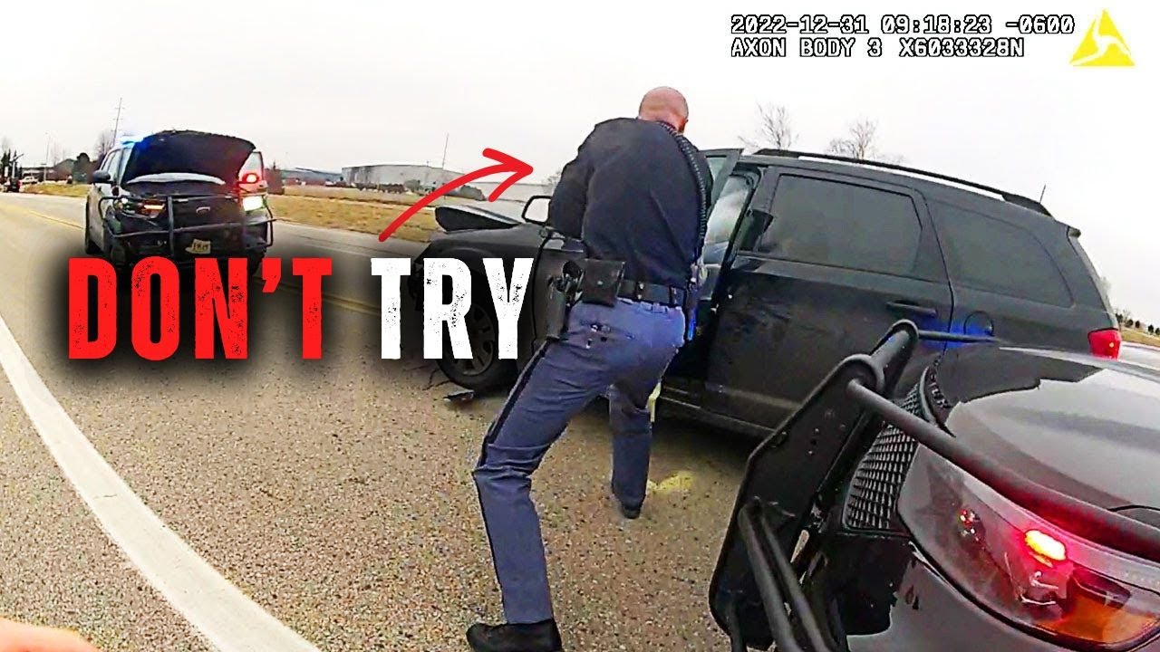 Shocking Police Body Cam Footage Captures Officer Running After Suspect ...