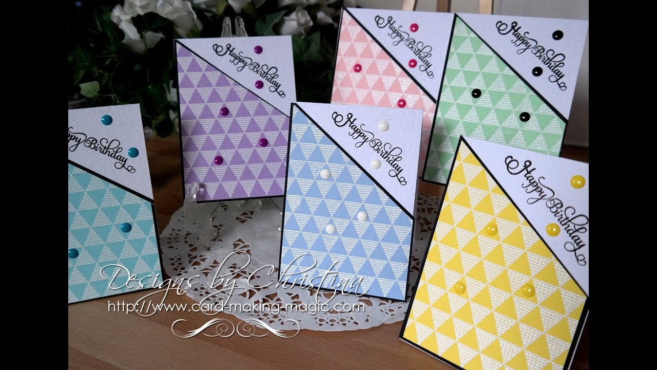 Batch Birthday Cards - YouTube