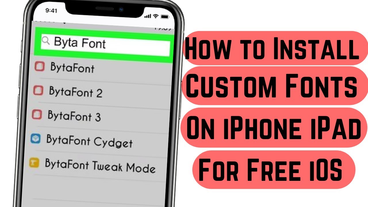 How to install Custom fonts on iPhone | How to Install Custom Fonts on ...