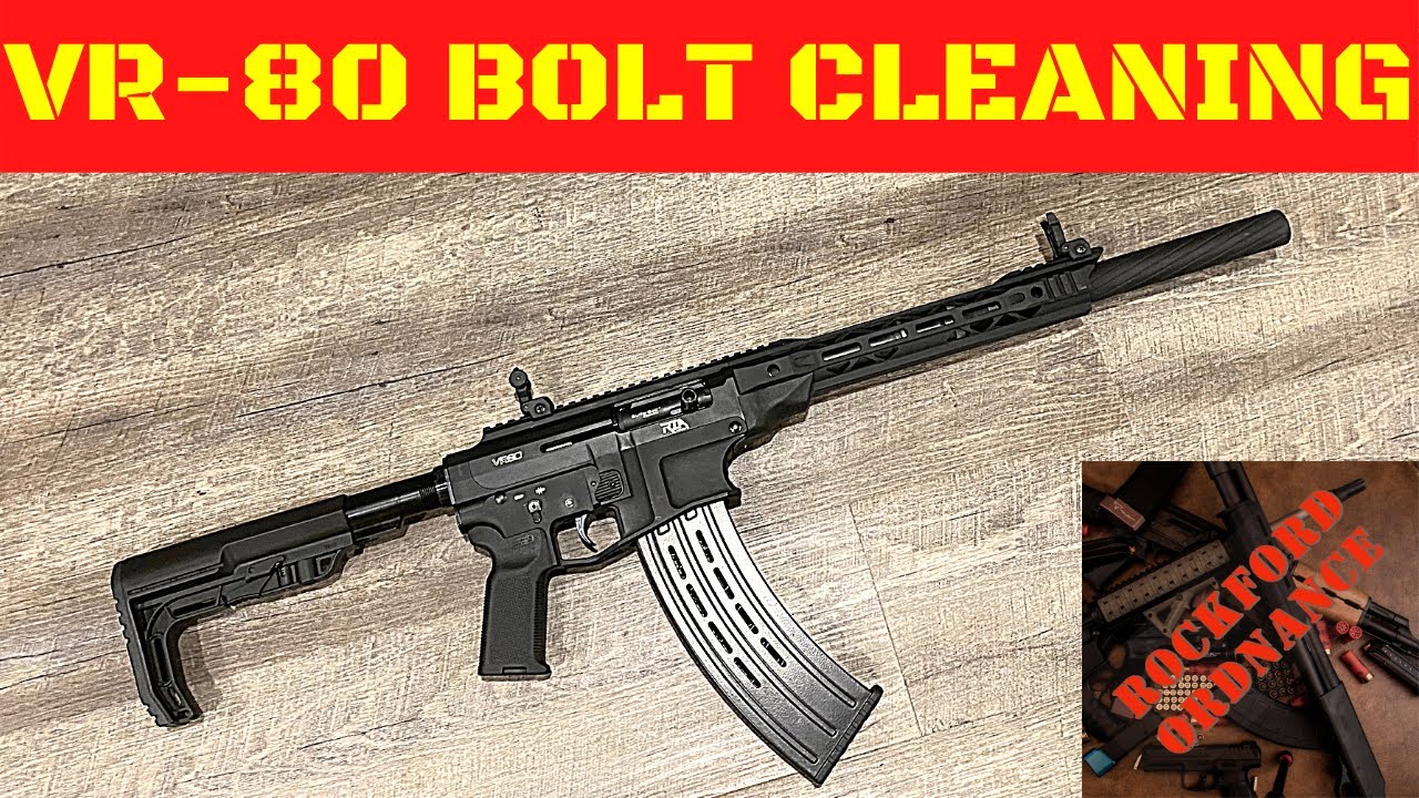 CLEAN THE BOLT ON YOUR VR-80 - YouTube