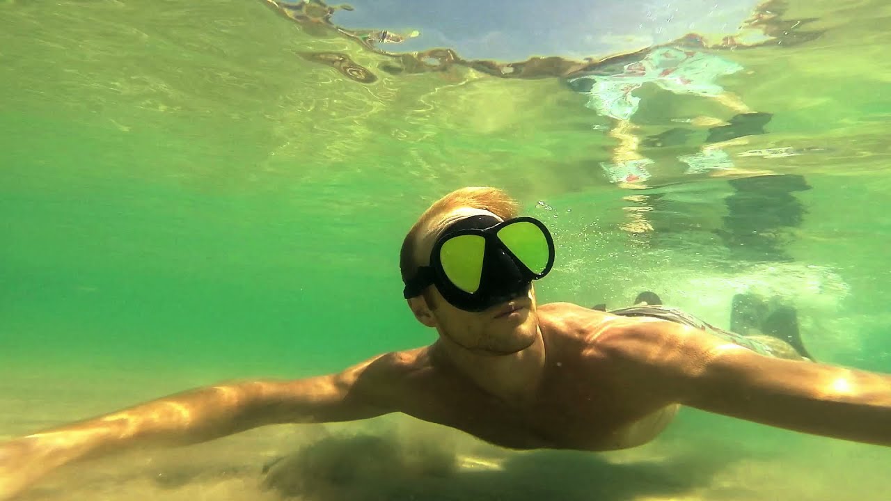 Freediving Laguna Beach California with gopro hero3+ black underwater ...