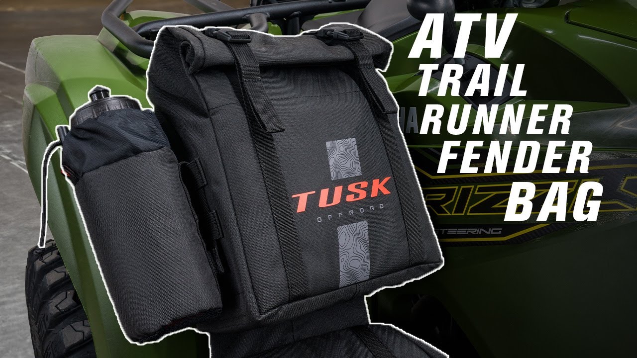 Tusk Trail-Runner Zipperless ATV Fender Bag - YouTube