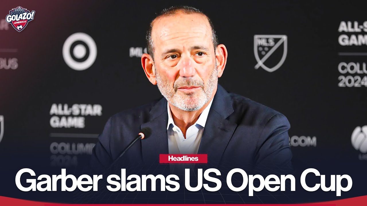 Don Garber speaks out on U.S. Open Cup! | Morning Footy - YouTube