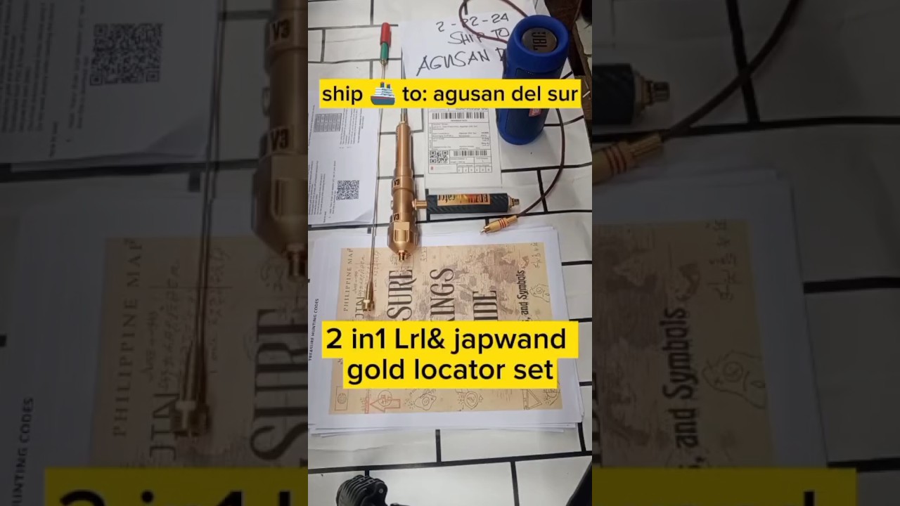 frequency generated 2in1 gold locator set Lrl & japwand( loaded w/ 120 ...
