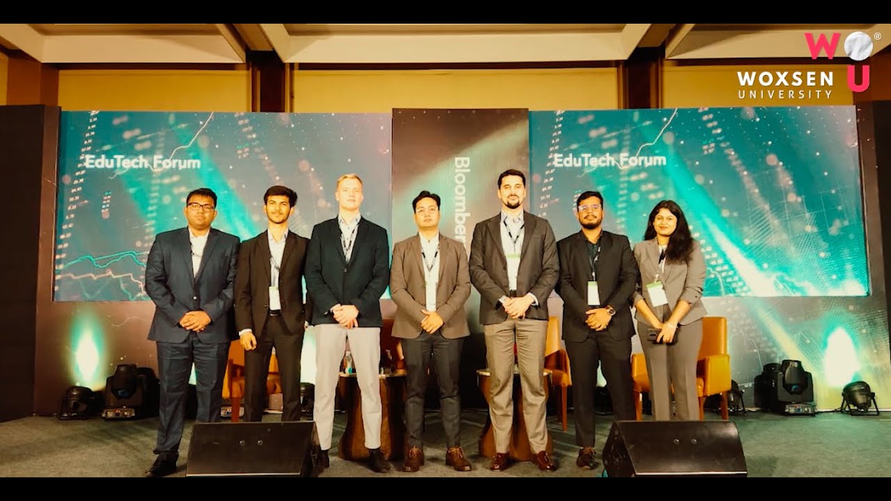 Woxsen University Attends Bloomberg Event in Hyderabad - YouTube