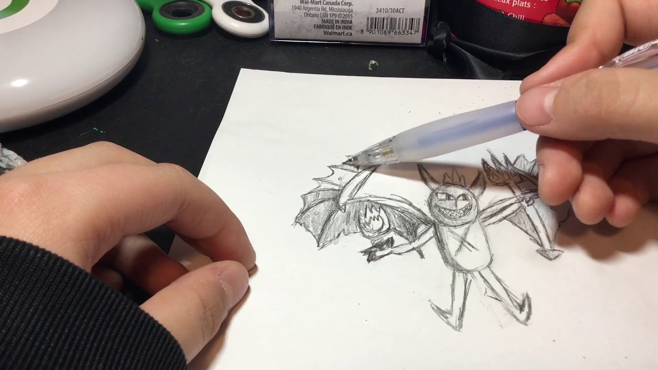Redrawing old art! - YouTube