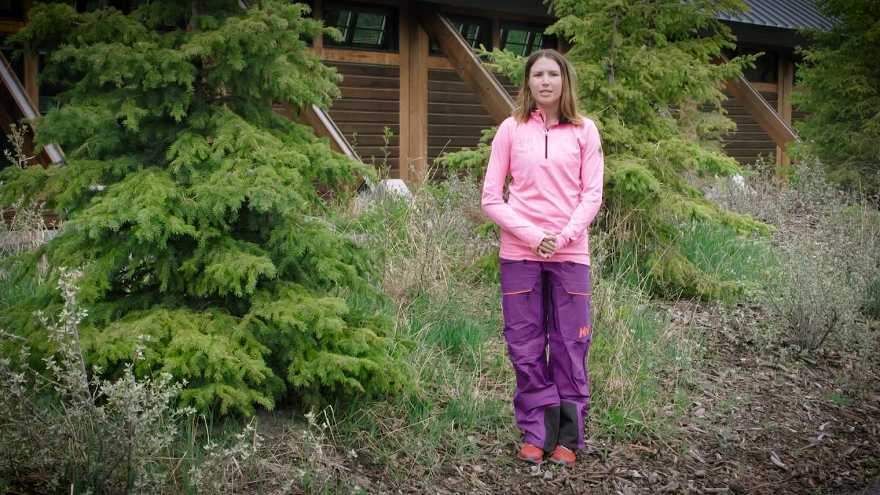 Erin Latimer reviewing the W Aurora Shell Pant - YouTube