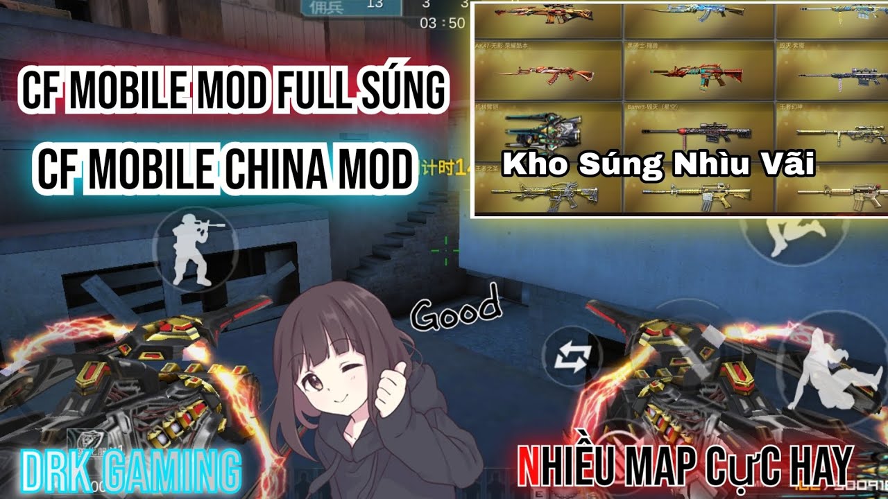 🎮CF Mobile Offline | Mod Full Súng | Full Vip All | Nhiều Map Phiên Bản ...