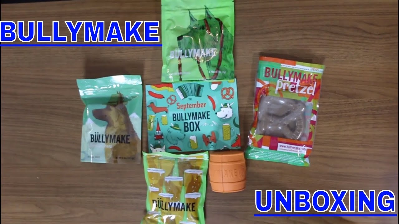 BullyMake September Unboxing - YouTube