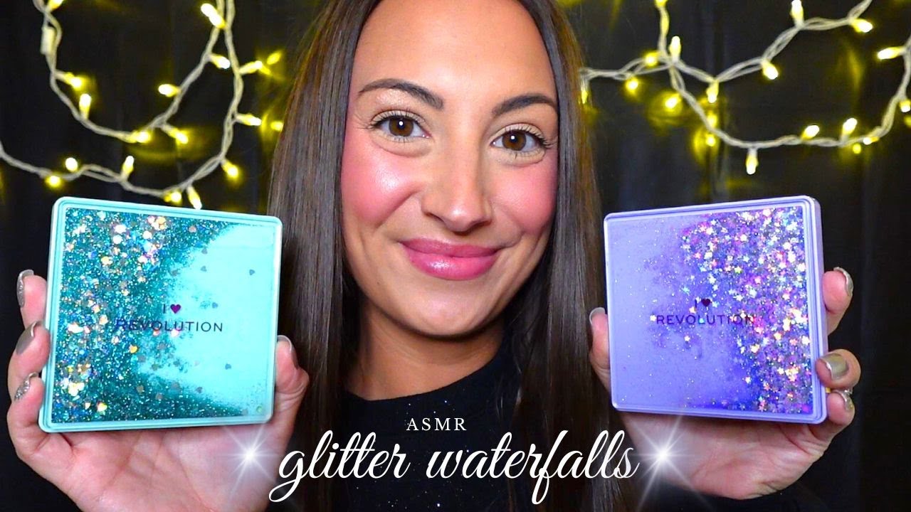 ASMR Mesmerizing Glitter Waterfalls - YouTube