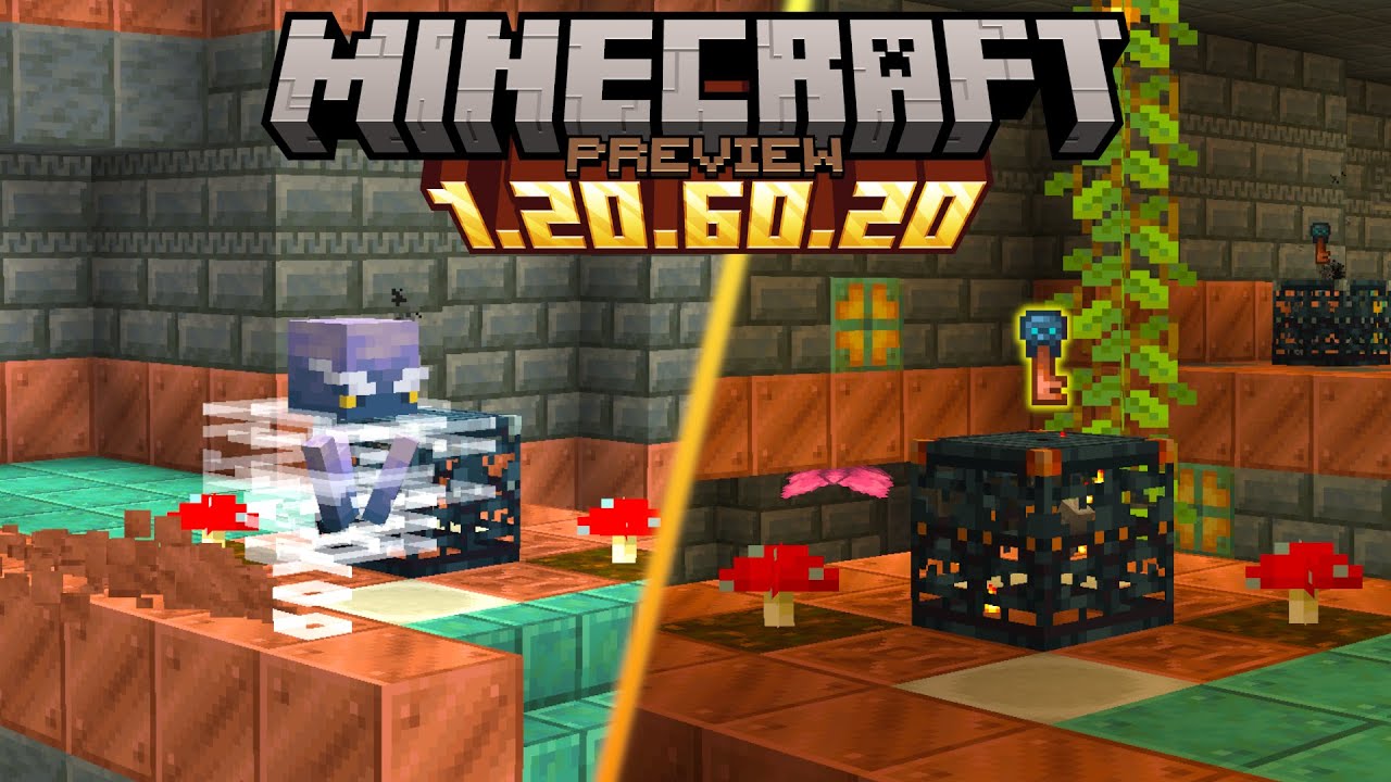 Minecraft Preview 1.20.60.20 - Co Nowego?! - NOWY MOB BREEZE! SPAWNER ...
