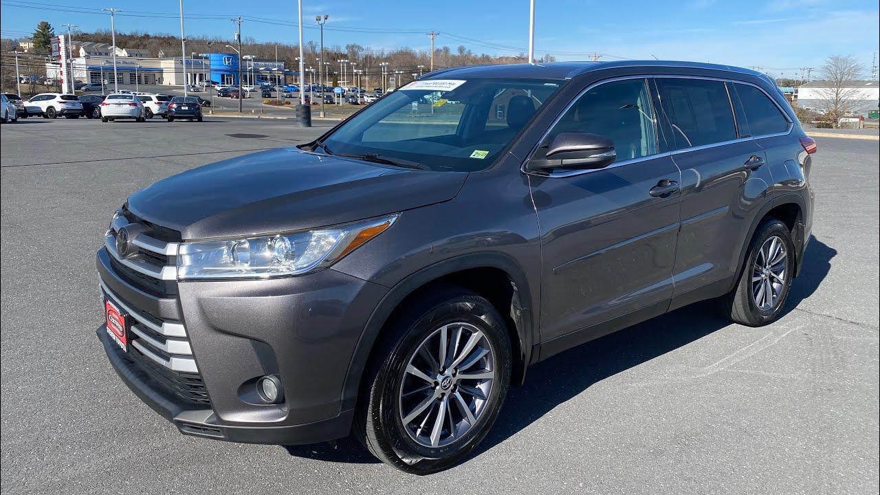 2019 Toyota Highlander XLE 4D Sport Utility AWD VIDEO REVIEW | Steven ...