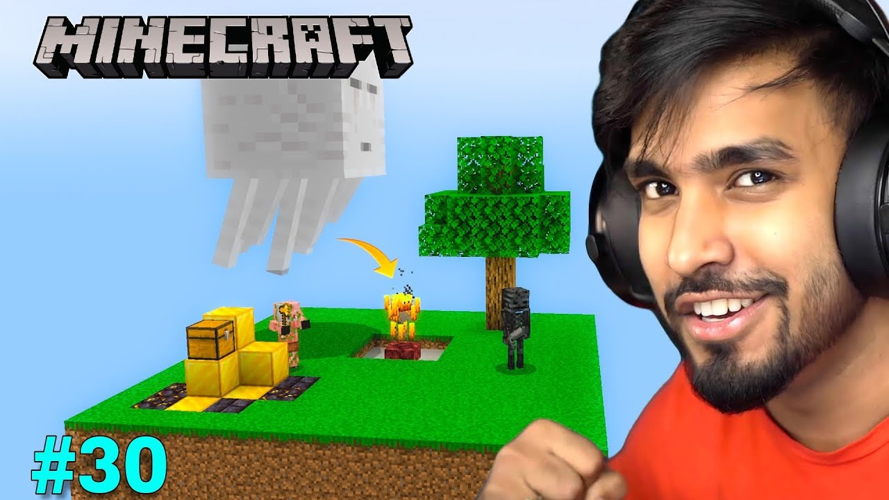 WELCOME TO ONE BLOCK NEITHER || Minecraft one block survival series ...