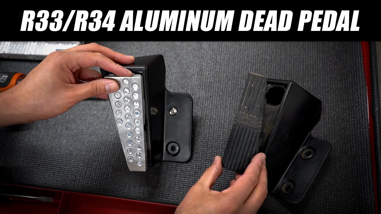 R33/ R34 GT-R Dead Pedal Installation - Skyline Refresh Series - YouTube
