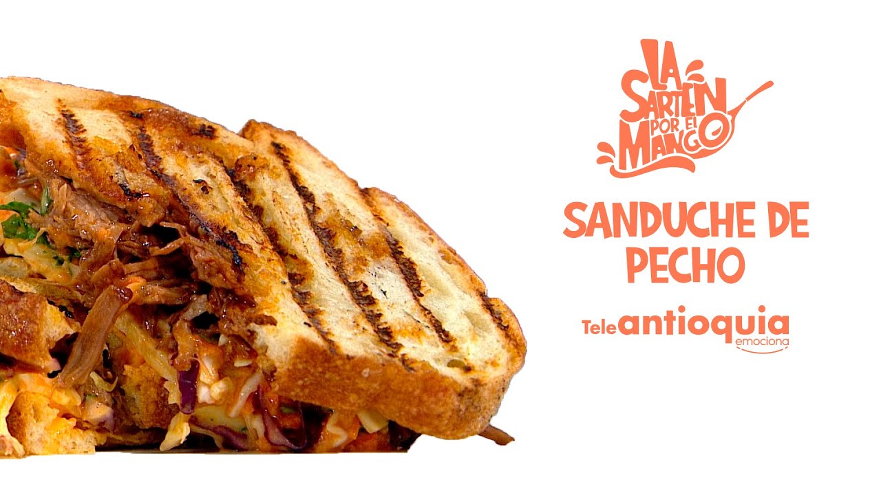 Sánduche de pecho desmechado en bbq y ensalada de repollo | La Sartén ...