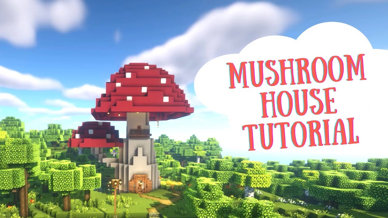MYSTICAL MUSHROOM HOUSE ~ Minecraft Tutorial 🍄 - YouTube