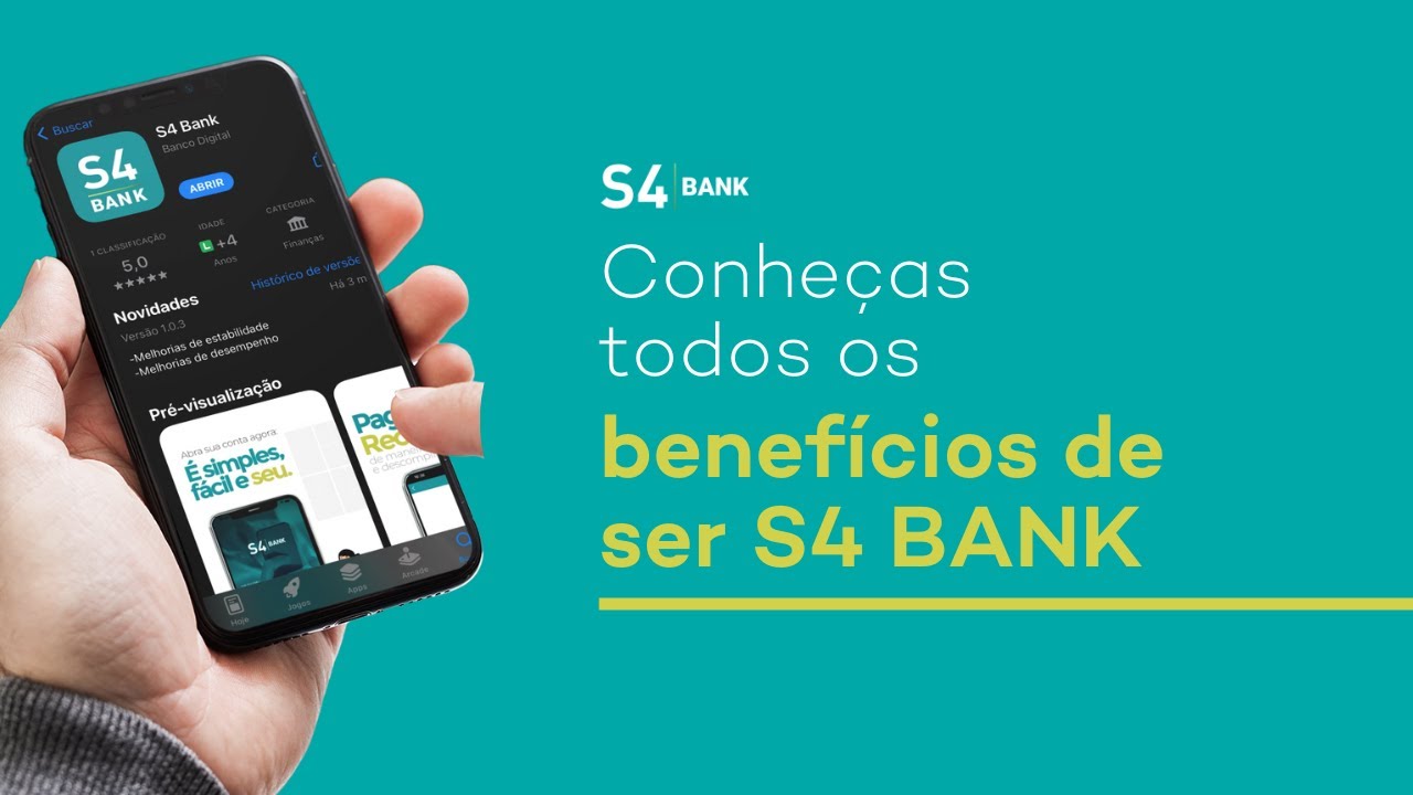 S4 Bank- Conheças as 4 vantagens ao escolher um plano. - YouTube
