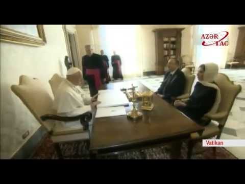 Prezident İlham Əliyevin Katolik Kilsəsinin rəhbəri Papa Fransisk ilə görüşü