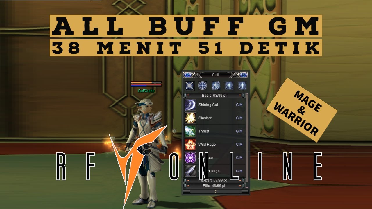 CARA GB PT SKILL SAMPE GM (38 MENIT 51 DETIK): RF Online Remastered Indonesia - YouTube