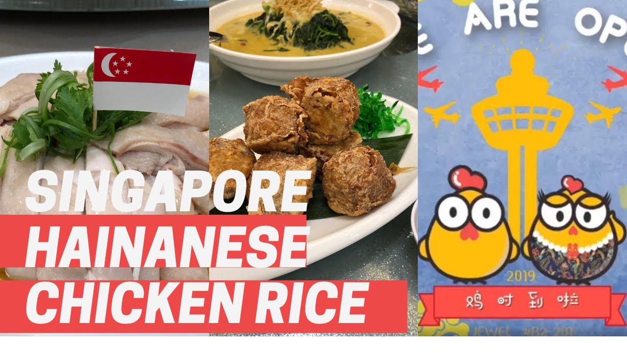 FAMOUS SINGAPORE CHICKEN RICE POW SING HAINANESE CHICKEN RICE CHANGI ...
