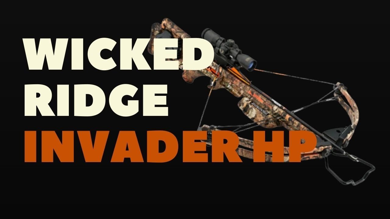 Wicked Ridge Invader HP - YouTube