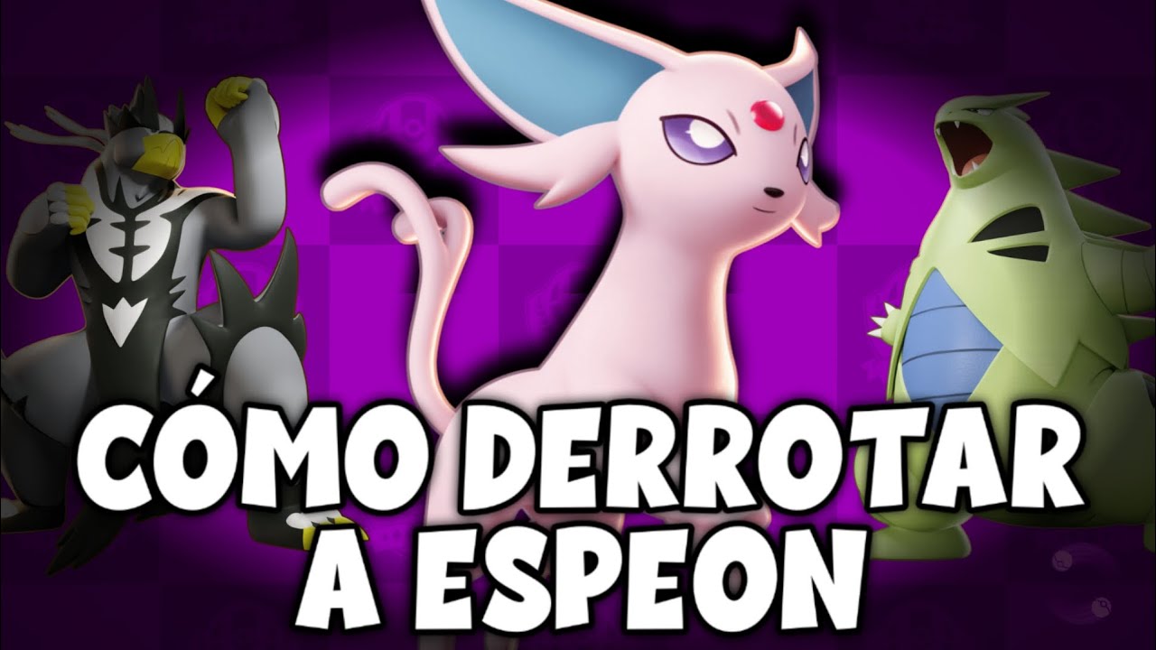 cómo DERROTAR a espeon en pokemon unite - YouTube