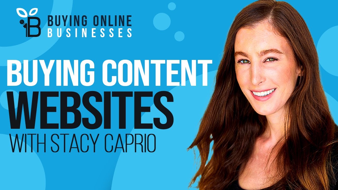 Buying Content Websites & Quitting The 9-5 with Stacy Caprio - YouTube