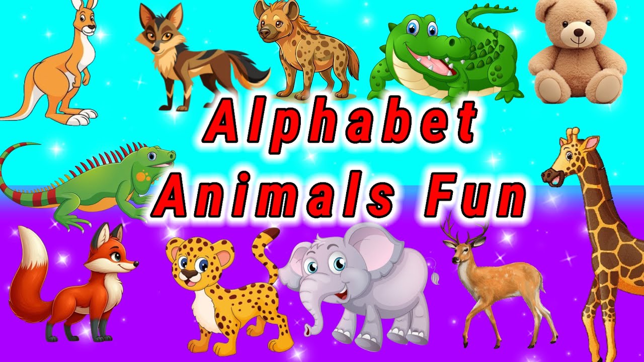A to Z l Animal Fun Learning For Kids | Fanta Cartoon Tv - YouTube