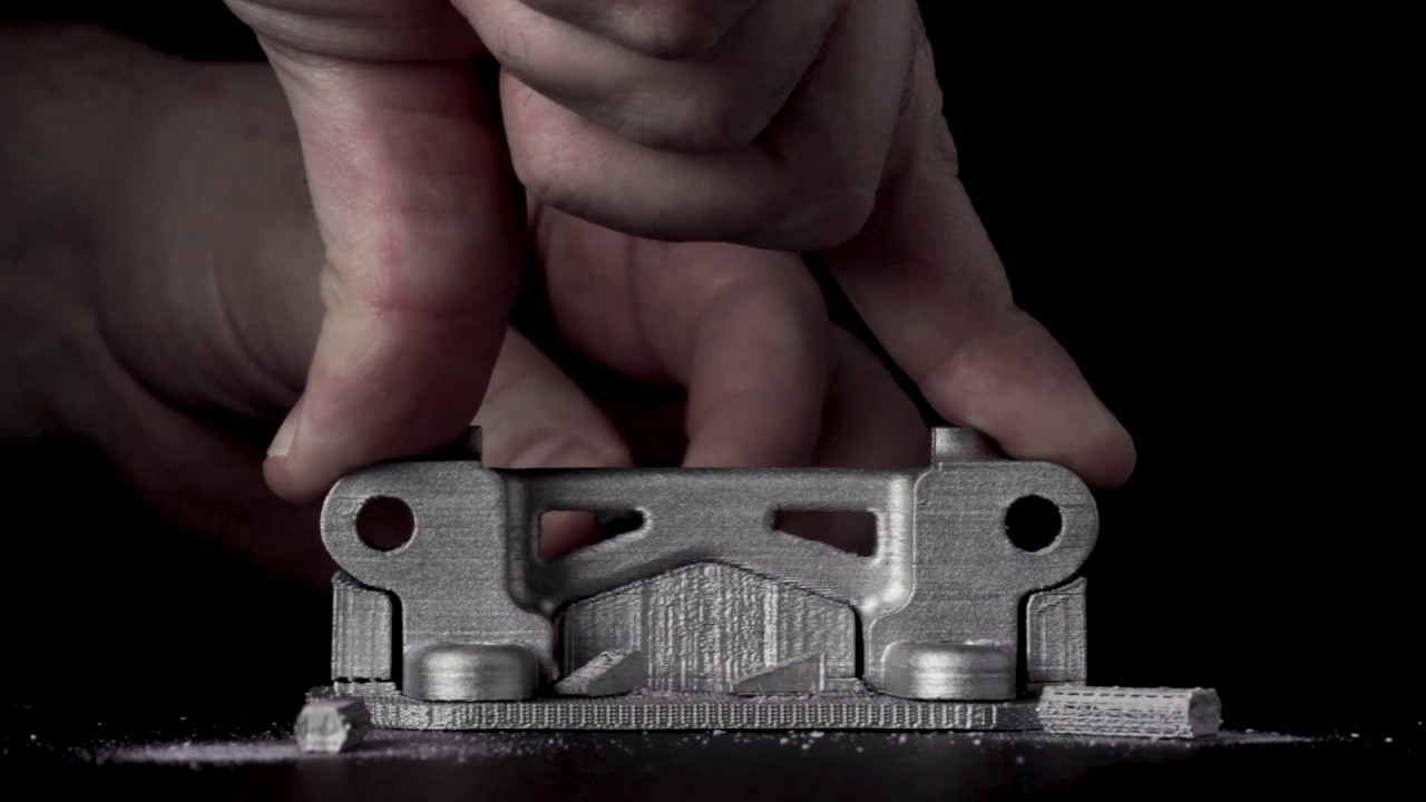 Desktop Metal - Bracket Support Color Corrected - YouTube