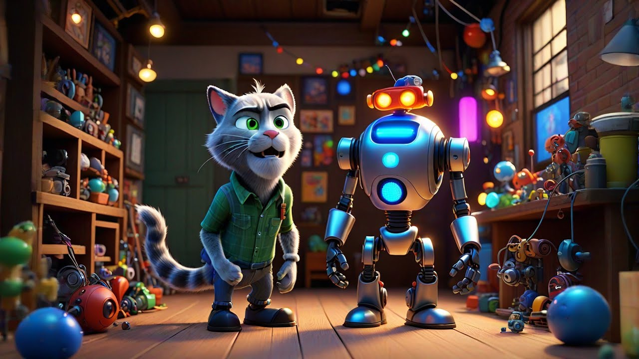 Baby’s First Robot | Nursery Rhymes for Kids | Baby Songs and Learning Adventure - YouTube