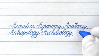 Cursive handwriting practice⚜How to write scientific di... | Doovi