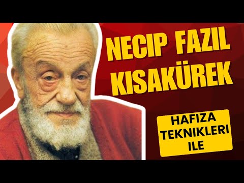 5 Dakikada Necip Fazıl Kısakürek: Hafıza Teknikleriyle Full Ezber (AYT/KPSS)