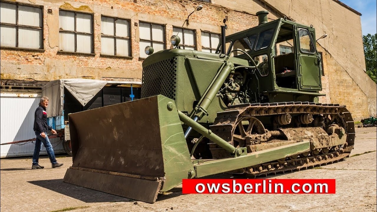 Russian Bulldozer Т-100 «сотка» | Exterior and Interior Walkaround ...