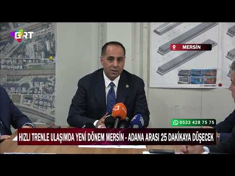 Hızlı trenle ulaşımda yeni dönem: Mersin - Adana arası 25 dakikaya düşecek