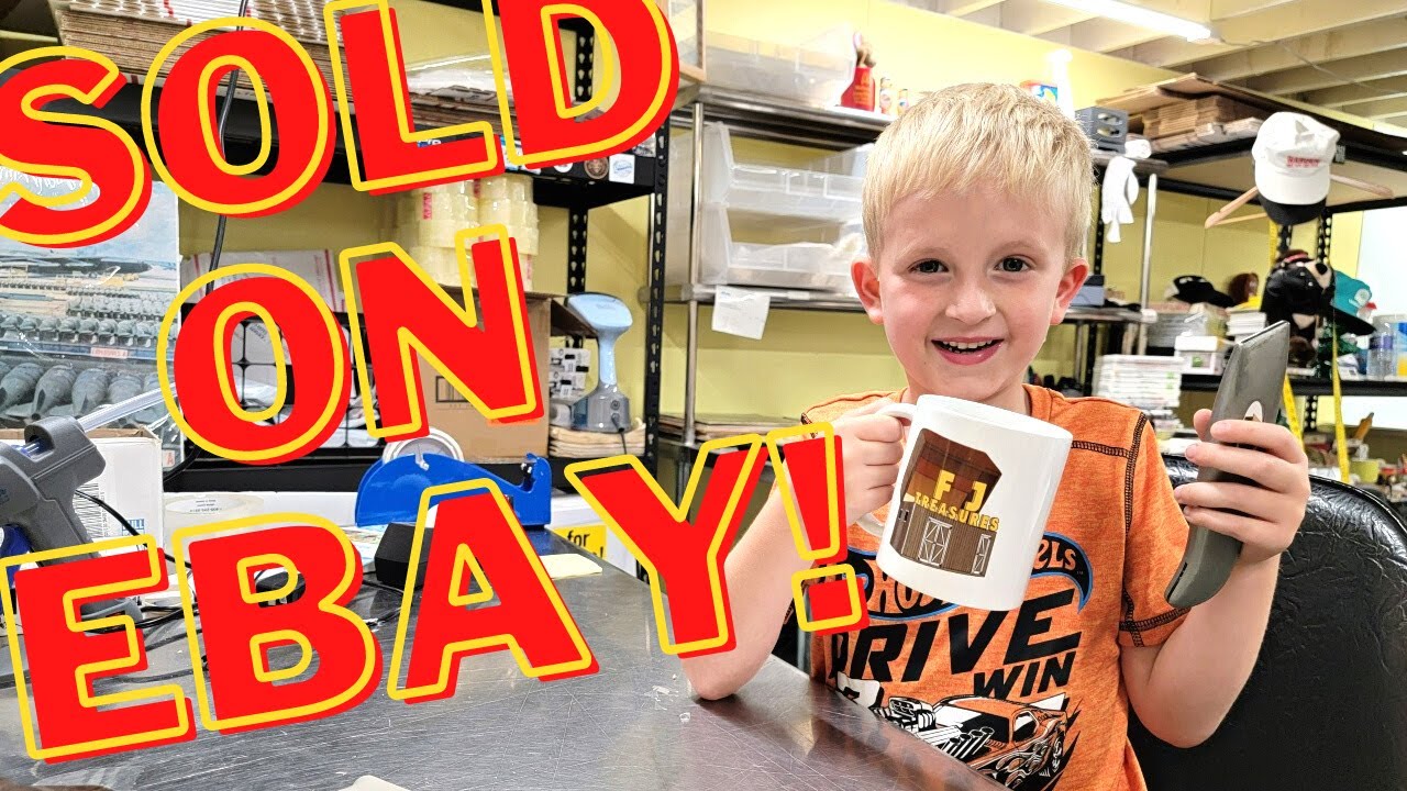 6 YEAR OLD SHOWS WHAT WE SOLD ON EBAY | RESELLING FAMILY IN A SHED ...