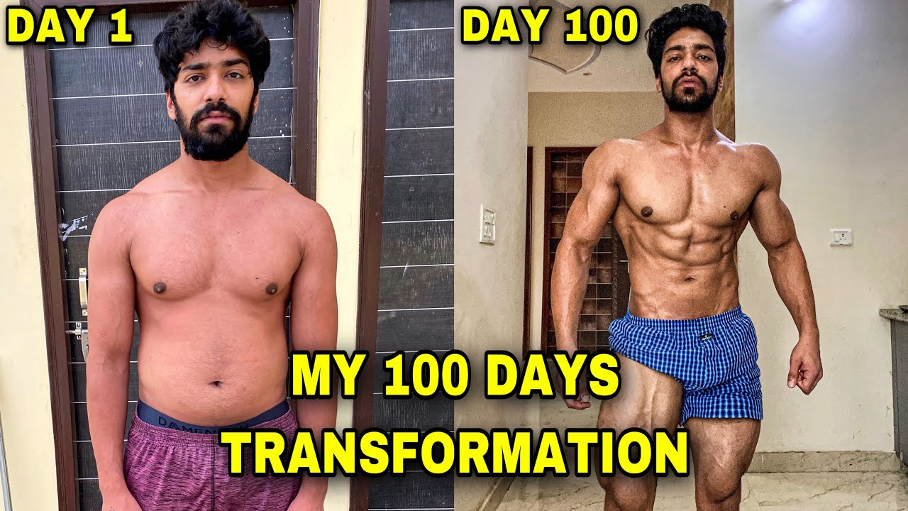 My 100 Days Incredible Body Transformation | Bodybuilding Motivation ...