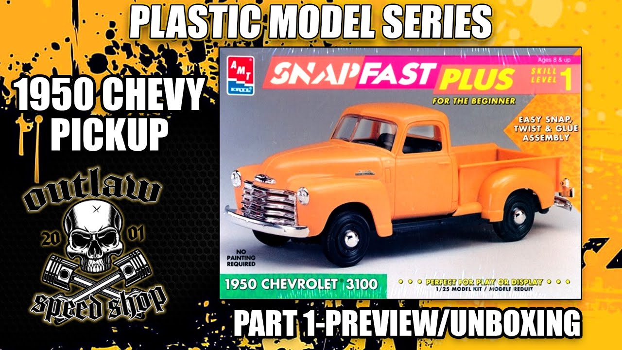 Part 1-50 Chevy PU Model Kit- 1st Model in over 40 years! - YouTube