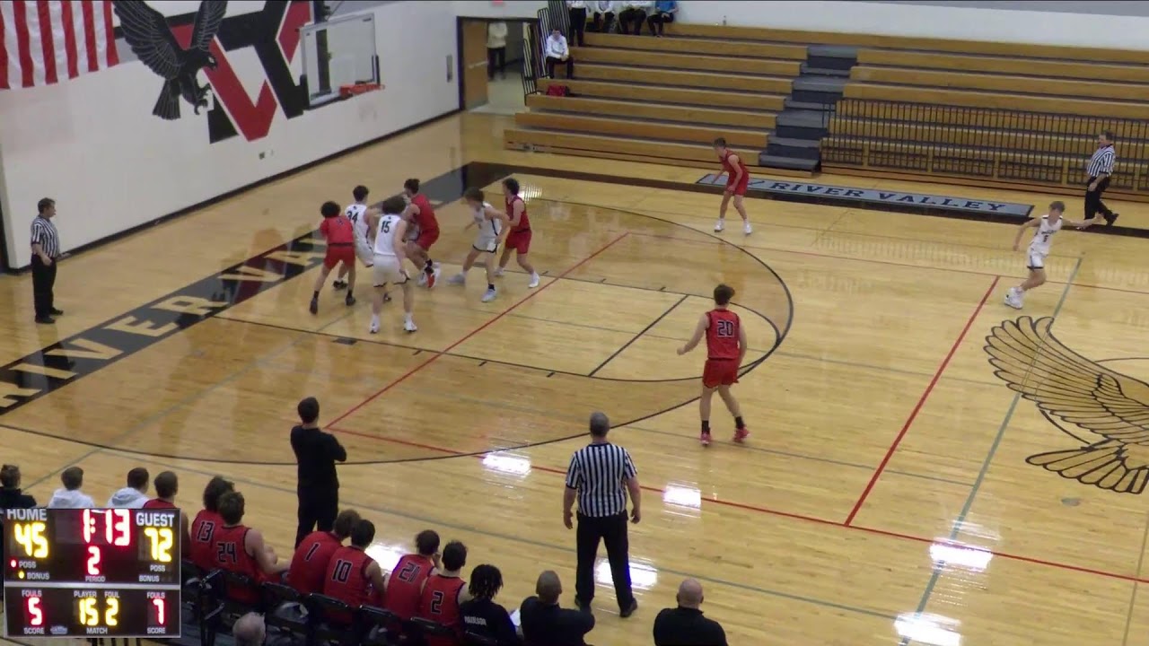 River Valley Vs Brodhead Boys Varsity Basketball 2023-2024 - YouTube