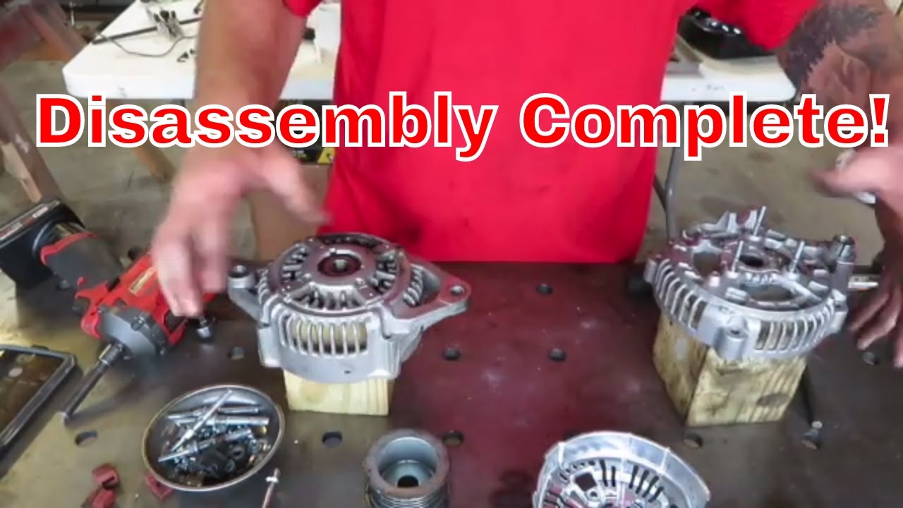 Alternator Disassembly On My 2nd Gen Cummins - YouTube