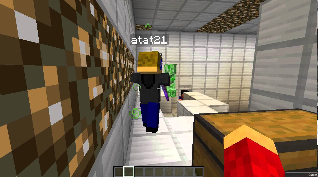 Minecraft - Redstone Lab Episode 2 - How to Make a Secret Door!! - YouTube