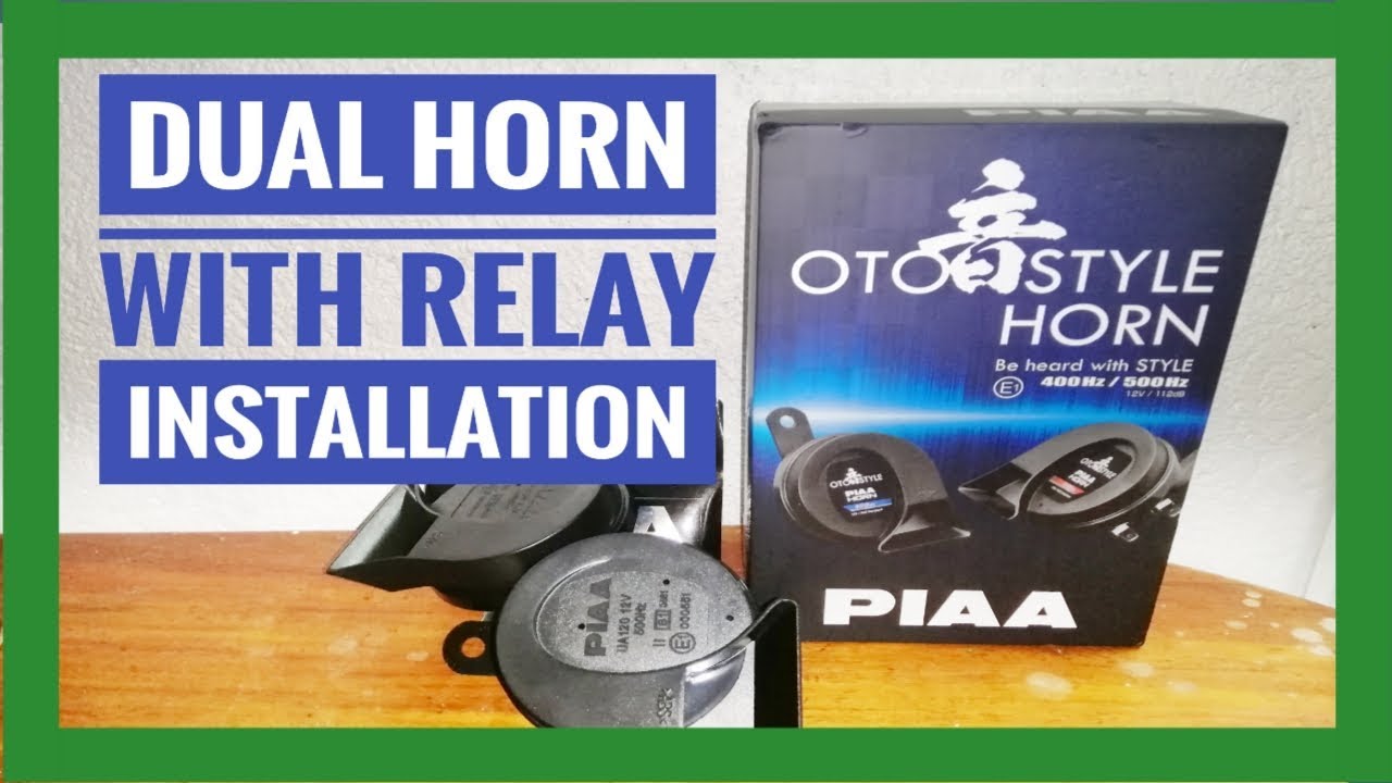 How to install dual horn | Uses of Relay | Motorcycle Horn Installation ...