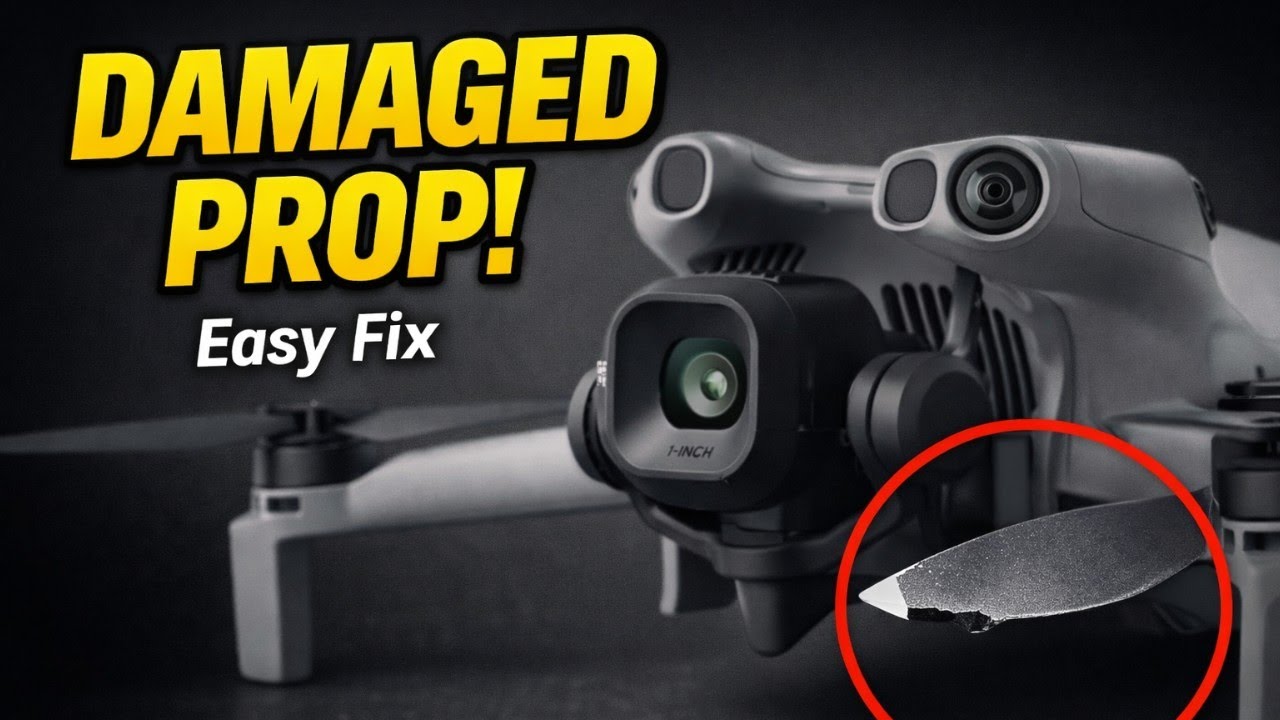 DJI Mini 5 Pro Went Wrong… | Broken Propeller & Quick Fix Tutorial # ...
