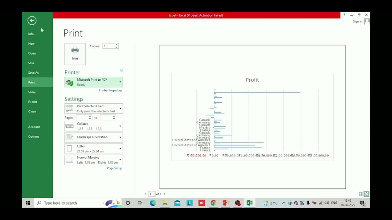 printing charts|and applying custom charts template|Part 03|Microsoft ...