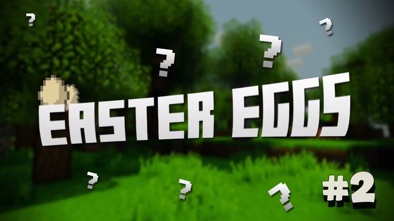 Os 5 Melhores Easter Eggs para Minecraft! #2 - YouTube