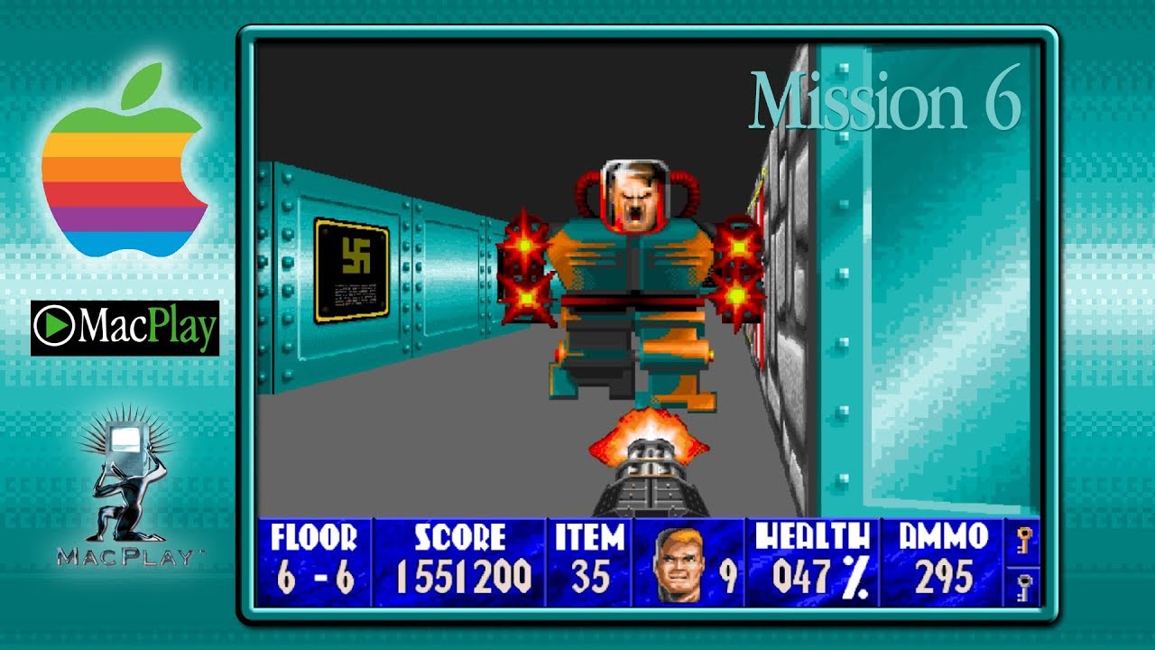 Wolfenstein 3D: Second Encounter (Mac-enstein 3D) - Mission 6 (1995) [MacPlay] - YouTube
