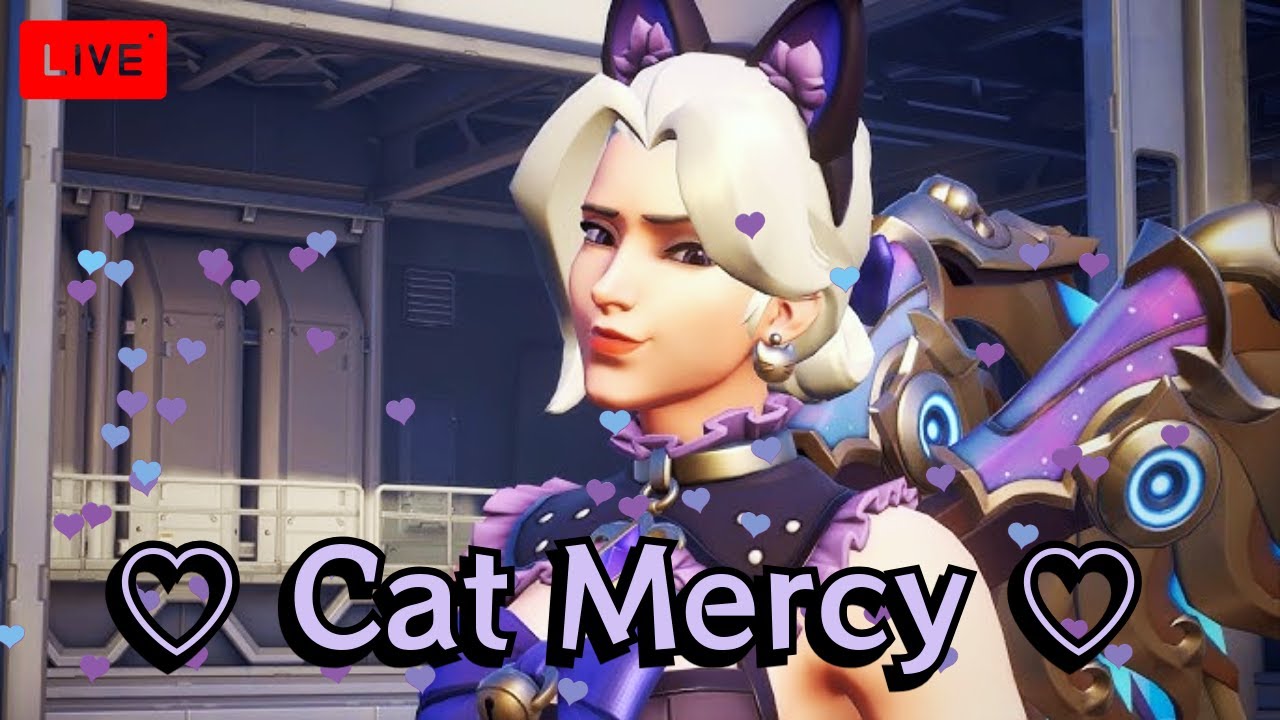 Kitty Cat Mercy is the CUTEST ♡ - Overwatch 2 LIVE - YouTube