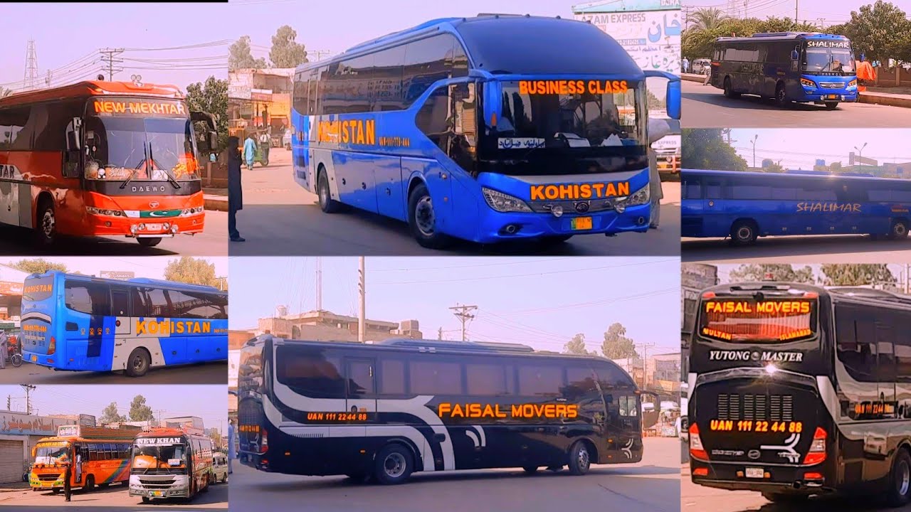 Pakistani Luxury Vs Local Buses | Bus Channel | Karachi | Lahore ...